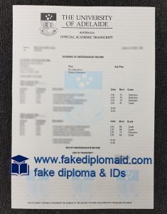 Where can I buy official University of Adelaide transcript?