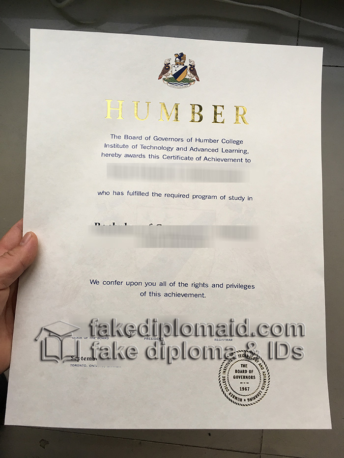 A Practical Guide to Ordering a Fake Humber College Diploma