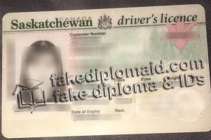 How much does it cost to order a fake Saskatchewan driver's license