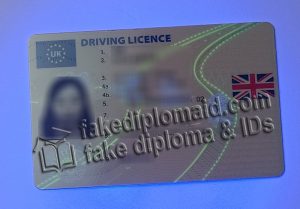 How much does it cost to get a fake UK driver's license?