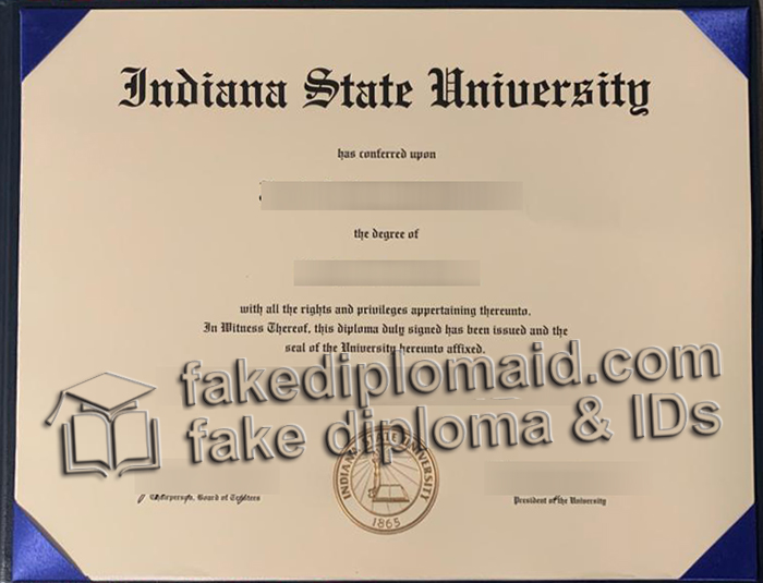 I want to buy a fake Indiana State University diploma in USA