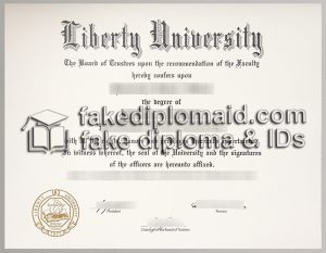 How long does it take to get a Liberty University diploma in the US?