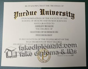 How much does it cost to order a Purdue University diploma in the US?