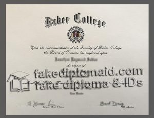 Order a Baker College diploma online from the USA