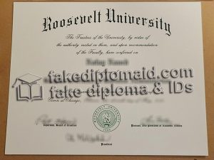 Where can I make a realistic Roosevelt University diploma?
