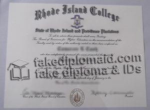 Rhode Island College diploma sample, order a fake RIC degree certificate