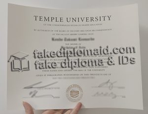 How do I order a Temple University diploma online from the US?