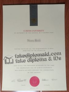 Can I buy a Curtin University fake diploma to apply for a job?