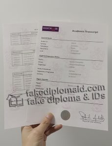 How do I get a fake University of Manchester transcript online?