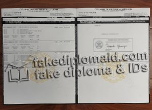 How much does it cost to buy USC fake transcript?