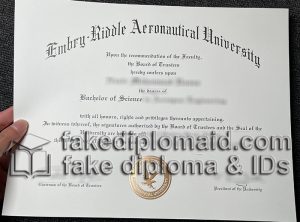 ERAU diplomas man-made, good Embry-Riddle Aeronautical University diploma