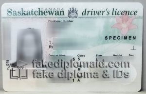 Replica your Canada ID card| fake Saskatchewan Driver's license