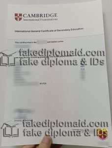 Cambridge IGCSE certificate, buy Cambridge O level cert