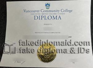 Order a VCC diploma, buy Vancouver Community College diploma
