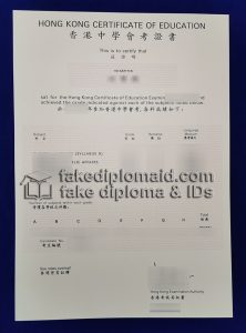 Ways to Buy a Fake HKCEE Certificate